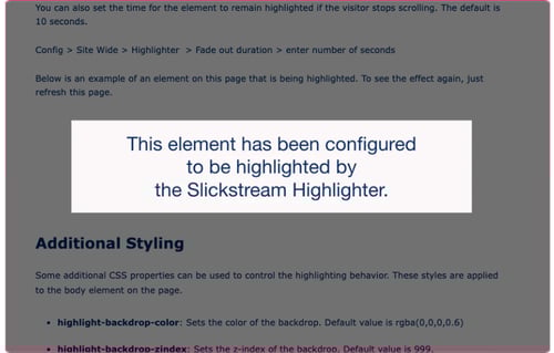 Getting the Most Out of Slickstream